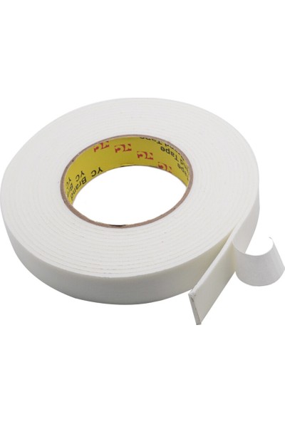 Hobialem Pony, Çift Taraflı Köpük Bant, 5 Metre, Köpük Band, Yapışkan, 18 mm x 5 M Hobialem Pony, Çift Taraflı Köpük Bant, 5 Metre, Köpük Band, Yapışkan, 18 mm x 5 M