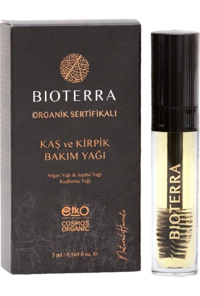 Bioterra Organik Kaş Kirpik Bakım Yağı Eyebrow ve Eyelash Oil 5ml Bioterra Organik Kaş Kirpik Bakım Yağı Eyebrow ve Eyelash Oil 5ml