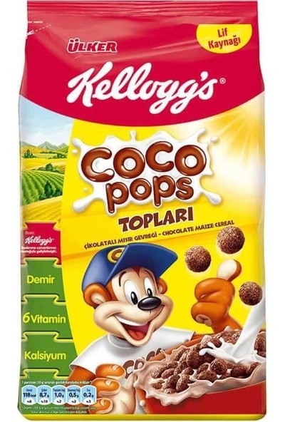 Ülker Coco Pops Tahıl Topları 1 kg Ülker Coco Pops Tahıl Topları 1 kg