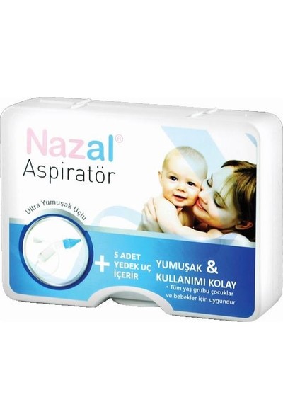 Nazal Burun Aspiratörü + 5 Yedek Uç Nazal Burun Aspiratörü + 5 Yedek Uç