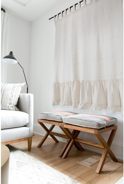 Bedinn Naturel Perde Rustik Pileli Vintage 300x185 cm Bedinn Naturel Perde Rustik Pileli Vintage 300x185 cm