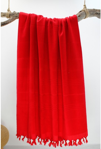 Bedinn Peştemal Havlu Kırmızı Bedinn Peştemal Havlu Kırmızı