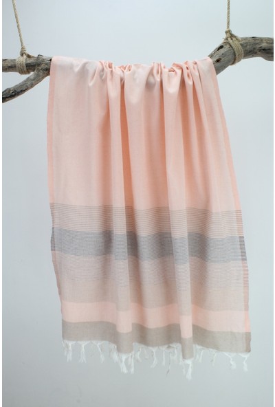 Bedinn Peştemal Stripe Gri-Yavruağzı