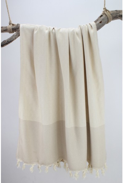 Bedinn Peştemal Diamond Petek Bej