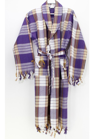 Bedinn Peştemal Bornoz Klasik Lila Bedinn Peştemal Bornoz Klasik Lila