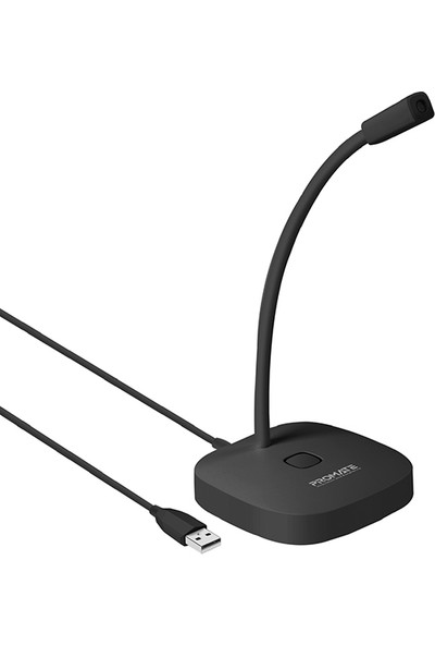 Promate Promic-1 Mikrofon PC Laptop İçin Esnek, HD Kayıt USB Giriş, Oyun ve Kayıt İçin Promate Promic-1 Mikrofon PC Laptop İçin Esnek, HD Kayıt USB Giriş, Oyun ve Kayıt İçin