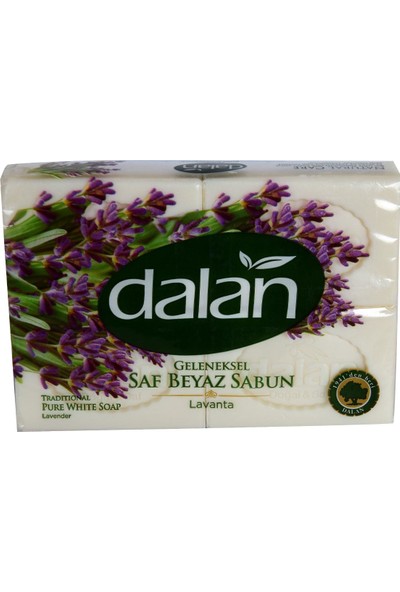 Dalan Saf Beyaz Lavantalı Sabun 150 gr x 4 Adet Dalan Saf Beyaz Lavantalı Sabun 150 gr x 4 Adet