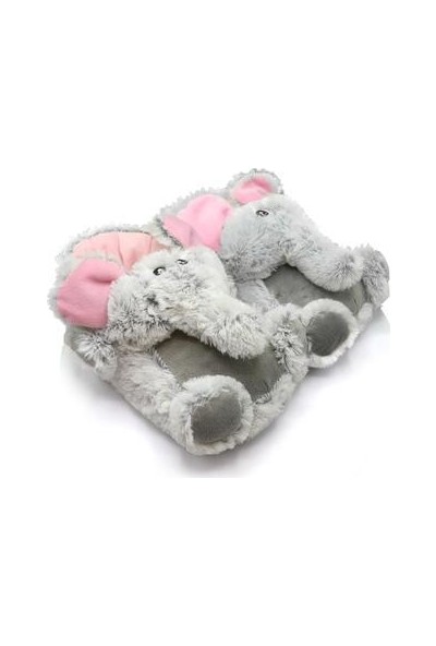 Twigy TT0740 Elephant Gri Kadın Kışlık Panduf