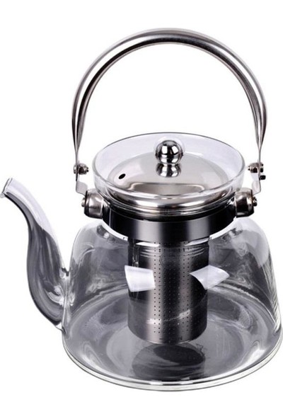 Paçi Cam Çaydanlık Isıya Dayanıklı Üstten Kulplu 1500 ml