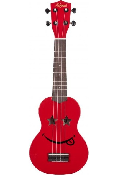 KOZMOS KUK-101-RD Emoji Kırmızı Soprano Ukulele (Çantalı) KOZMOS KUK-101-RD Emoji Kırmızı Soprano Ukulele (Çantalı)