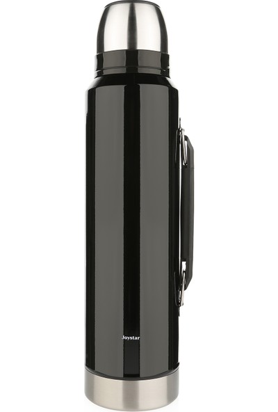 Joystar 1500 ml Vakumlu Çift Cidarli Kapaklı Siyah Termos Joystar 1500 ml Vakumlu Çift Cidarli Kapaklı Siyah Termos