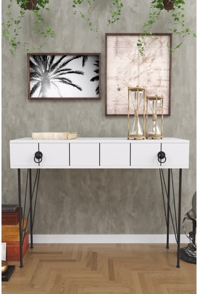 Evdemo Asia Çekmeceli Dresuar Beyaz