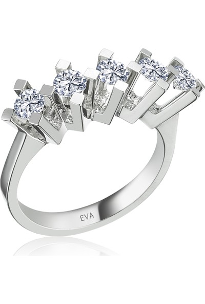 Eva Pırlanta Beştaş Yüzük 0,35 Karat F Renk 993304