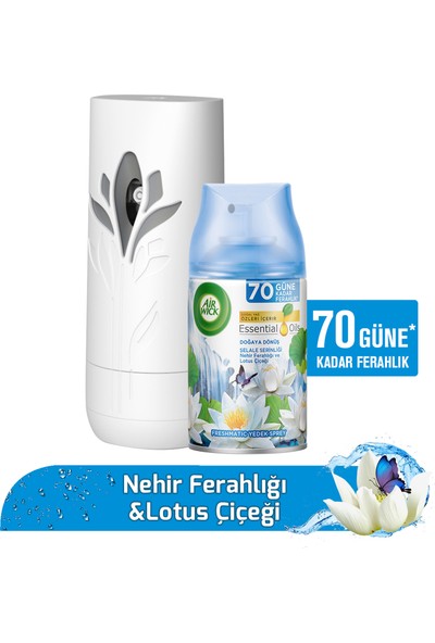 Air Wick Oda Kokusu Freshmatic Kit Şelale Ferahlığı Air Wick Oda Kokusu Freshmatic Kit Şelale Ferahlığı