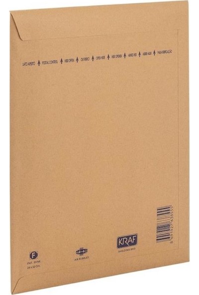 Kraf F Hava Kabarcıklı Zarf 24 x 32 cm Kraf F Hava Kabarcıklı Zarf 24 x 32 cm