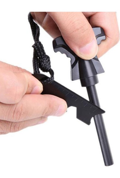 Kamp Ateş Yakma Acil Durum Magnezyum Taşı 12CM Ateş Başlatma