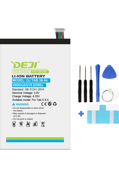 Deji Samsung Galaxy Tab S 8.4 T700 4900MAH Batarya Deji Samsung Galaxy Tab S 8.4 T700 4900MAH Batarya