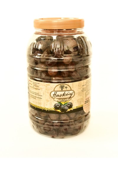 Hasköy Çiftliği Yağlı Salamura Siyah Gemlik Zeytini (Erken Hasat) 1 kg Hasköy Çiftliği Yağlı Salamura Siyah Gemlik Zeytini (Erken Hasat) 1 kg