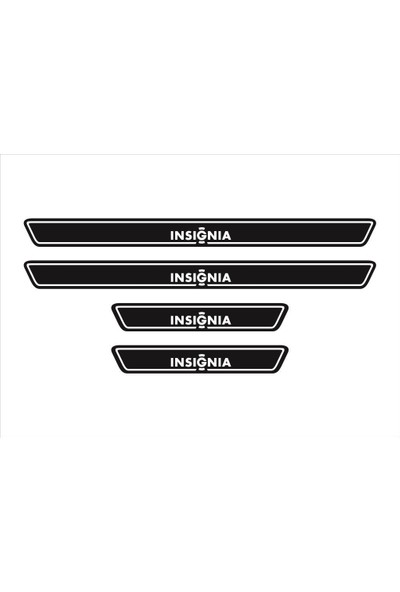 Ömr Dizayn Hediye Insignia 4'lü Kapı Eşiği Oto Aksesuar