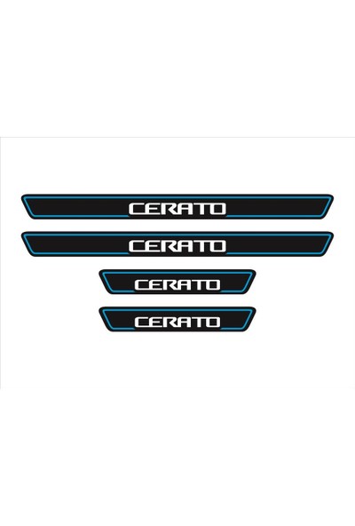 Ömr Dizayn Hediye Cerato 4'lü Kapı Eşiği Oto Aksesuar