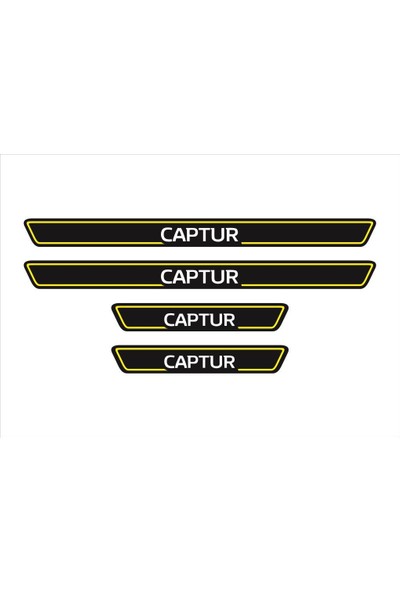 Ömr Dizayn Hediye Captur 4'lü Kapı Eşiği Oto Aksesuar