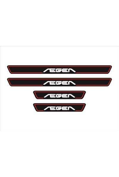 Ömr Dizayn Hediye Egea 4'lü Kapı Eşiği Oto Aksesuar