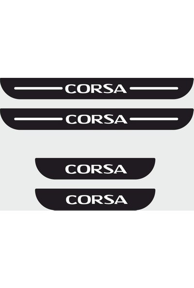 Ömr Dizayn Hediye Opel Corsa Plastik Kapı Eşiği