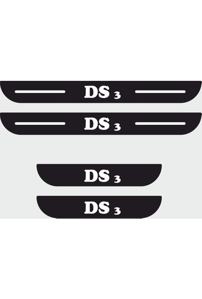 Ömr Dizayn Hediye Citroen Ds3 Plastik Kapı Eşiği