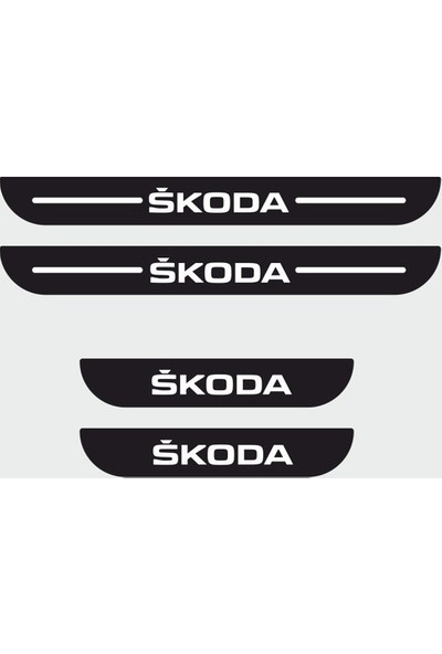 Ömr Dizayn Hediye Skoda Octavia Plastik Kapı Eşiği