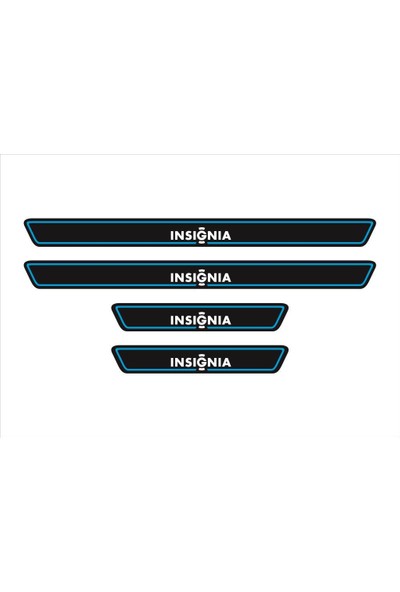 Ömr Dizayn Hediye Insignia 4'lü Kapı Eşiği Oto Aksesuar