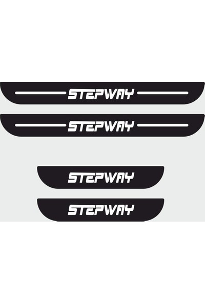 Ömr Dizayn Hediye Dacia Stepway Plastik Kapı Eşiği Ömr Dizayn Hediye Dacia Stepway Plastik Kapı Eşiği