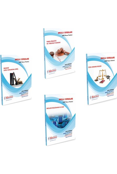 İlkumut Yayıncılık AÖF Adalet 2. Sınıf 3. Yarıyıl Güz Dönemi Set