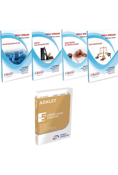 İlkumut Yayıncılık AÖF Adalet 2. Sınıf 3. Yarıyıl Güz Dönemi