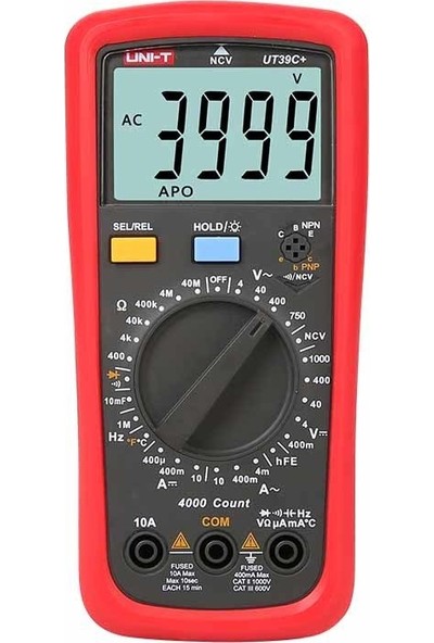 Unı-T UT39C+ Dijital Multimetre Unı-T UT39C+ Dijital Multimetre