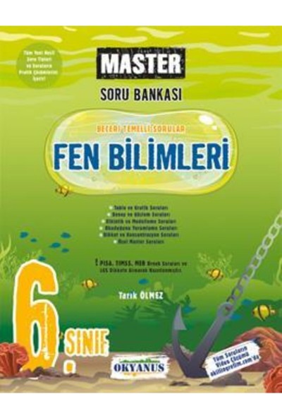 Okyanus Yayınları 6. Sınıf Master Fen Bilimleri Soru Bankası Okyanus Yayınları 6. Sınıf Master Fen Bilimleri Soru Bankası