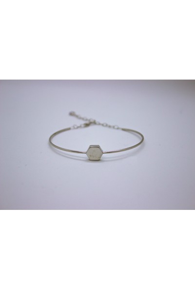Plt Silver Geometrik Bilezik