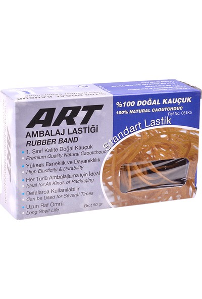 Art Ambalaj Lastiği Mini Kutu 50 gr