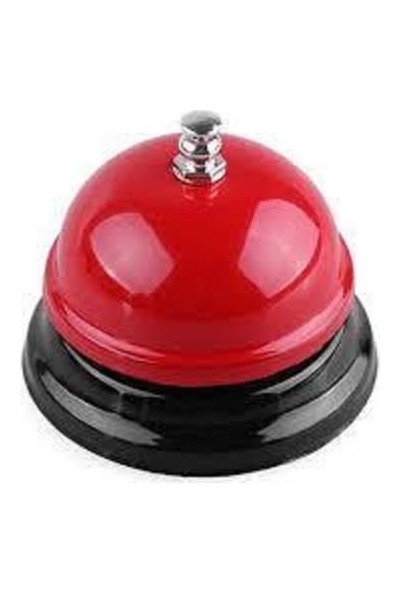 Ark Resepsiyon Zili Kırmızı Ark Resepsiyon Zili Kırmızı