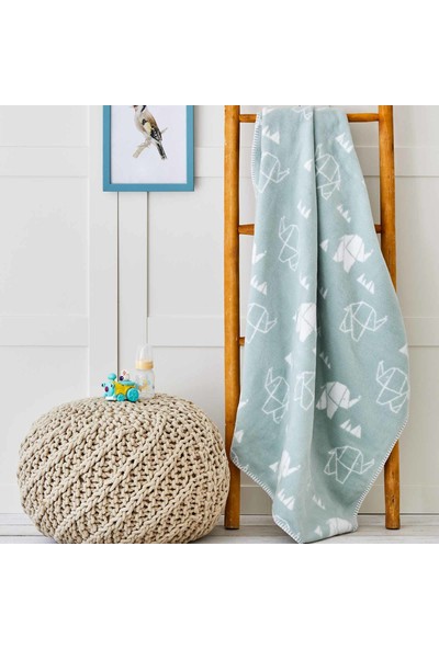 Karaca Home Geometric Elephant Pamuk Bebek Battaniye Karaca Home Geometric Elephant Pamuk Bebek Battaniye