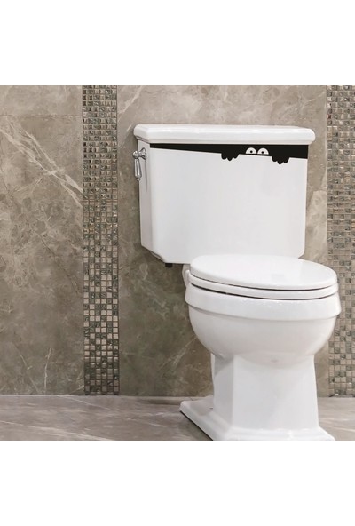 Dijitalya Gizemli Bakışlar Klozet Kapağı Sticker | Banyo Sticker | Siyah Dijitalya Gizemli Bakışlar Klozet Kapağı Sticker | Banyo Sticker | Siyah