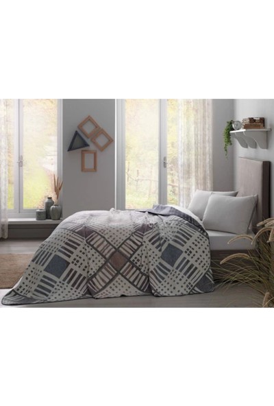 Taç Pamuk Battaniye Sidney Mavi Tek Kişilik Taç Pamuk Battaniye Sidney Mavi Tek Kişilik