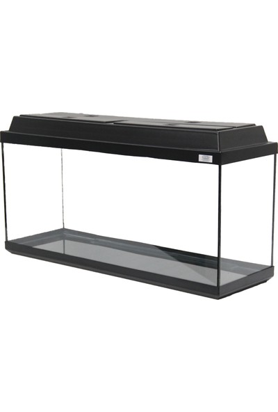Kanki Pet Akvaryum Düz Siyah Tam Kapaklı