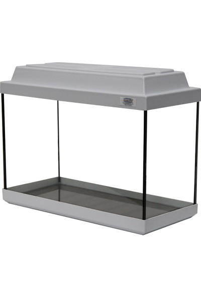 Kanki Pet Akvaryum 65 cm Beyaz Düz Tam Kapaklı 65 x 26 x 40 cm (65 litre)