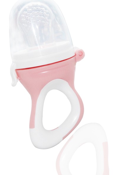 Babyjem Silikon Uçlu Meyve Sebze Emziği Pembe Babyjem Silikon Uçlu Meyve Sebze Emziği Pembe