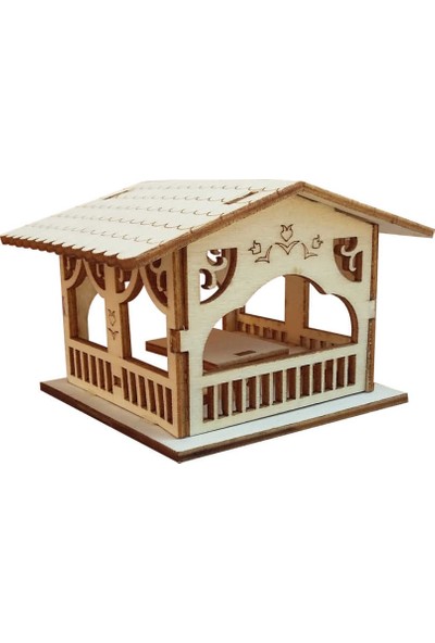 Artebella MY38 Minyatür Çardak Ahşap Obje