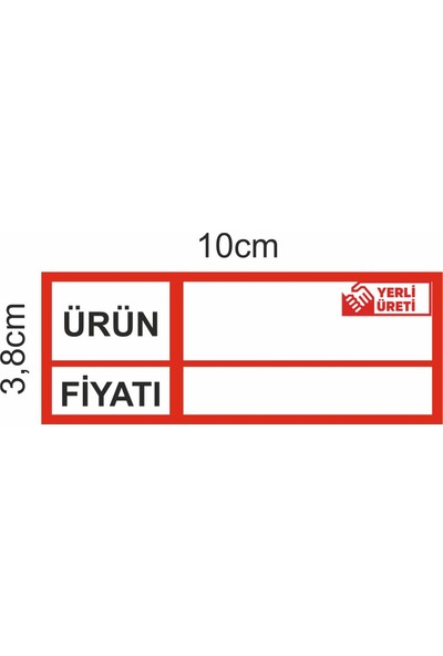 Etiket Sanati Silinebilir Ürün Tutar Etiketi Indirim Raf Etiketi 1000'LI Etiket Sanati Silinebilir Ürün Tutar Etiketi Indirim Raf Etiketi 1000'LI