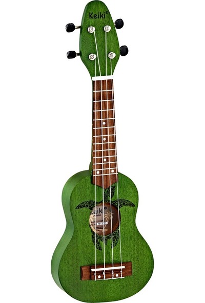 Ortega K1-Gr Sopranino Ukulele -Keiki Turtle Forrest Green
