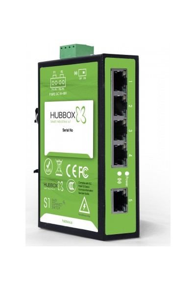 Hubbox S1 5-Port Endüstriyel Switch