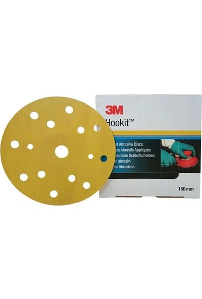 3m 50452 255P+ Hookit P360 Sarı 15 Delikli Disk Zımpara 150MM (1 Adet) 3m 50452 255P+ Hookit P360 Sarı 15 Delikli Disk Zımpara 150MM (1 Adet)