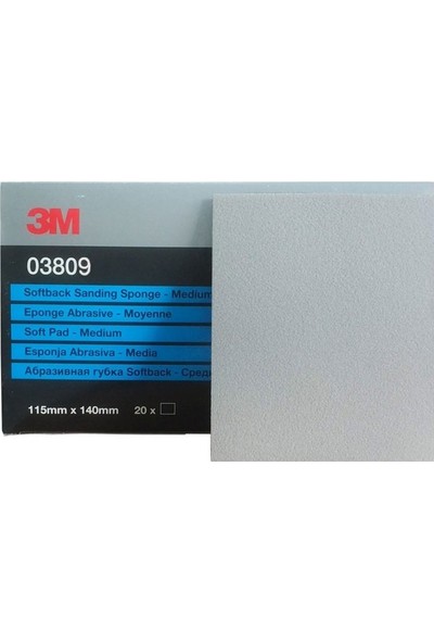 3m 3809 Tabaka Sünger Zımpara Fine 115X140MM (1 Adet)